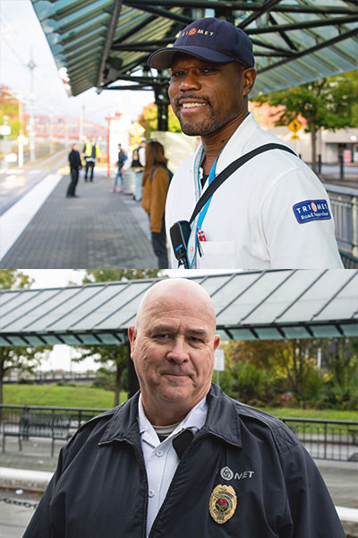 TriMet personnel & security staff